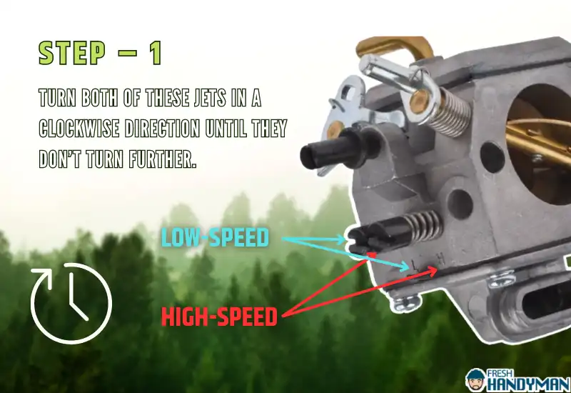 Adjust Poulan Chainsaw Carb